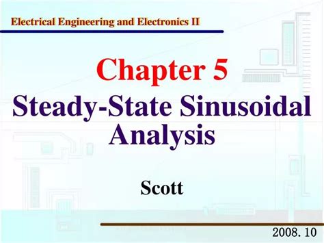 PPT Chapter Steady State Sinusoidal Analysis PowerPoint Presentation ID