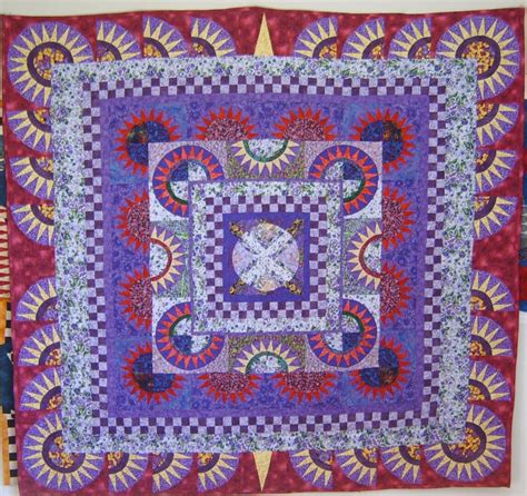 Barbs Purple Quilt Art Quilts By Maude