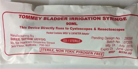 Plastic Bladder Irrigation Syringe Single Pcs Packing At ₹ 40piece In