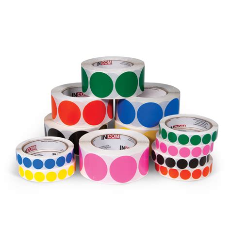 Inventory Color Coding Labels Incom Manufacturing