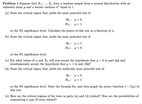 Solved Problem Suppose That X Dots Xn Form A Random Chegg