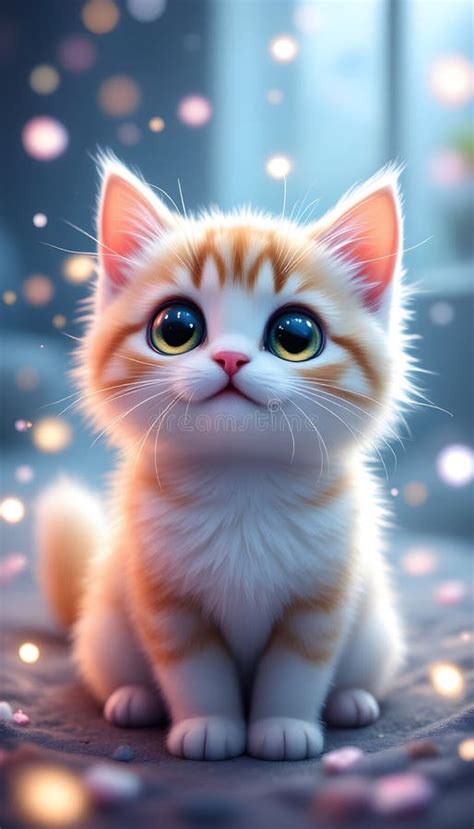 Cute Kitty Wallpaper Cartoon