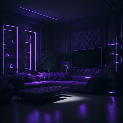 Black Room Aesthetic With Led Lights At Lara Bunton Blog