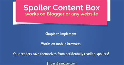 spoiler content box for posts in blogger blogs stramaxon