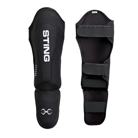 Sting Python Mma Sparring Gloves Shinguards Combo Black The Fight Factory
