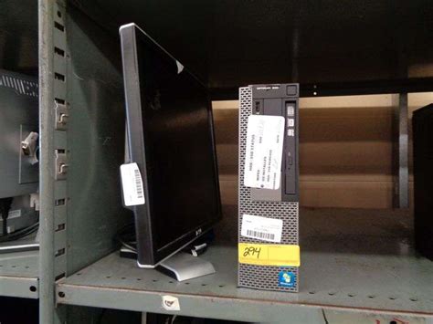 1 Dell Optiplex 980 W Monitor Matthews Auctioneers