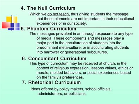 Curriculum Models And Types Ppt