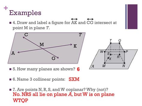 Ppt 1 1 Points Lines And Planes Powerpoint Presentation Free