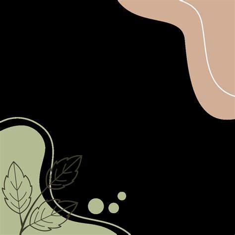 Abstract Aesthetic Shape Corner Border With Hand By Dmikalova