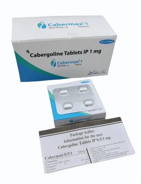 Cabergoline Tablet 1 Mg At Rs 350 Strip Of 4 Tablets In Surat Id 2851746968797