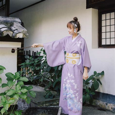 유카타 코스튬 여성 촬영 기모노 일본 전통 의상 Q3022303 Jiktem