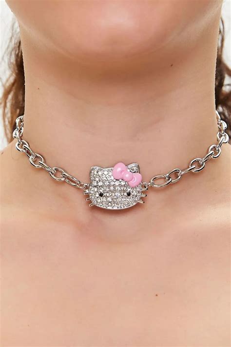 Hello Kitty Choker Necklace Hello Kitty Jewelry Hello Kitty