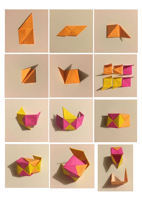 Cube Origami Step 2 Origami Cube Origami Instructions Animals