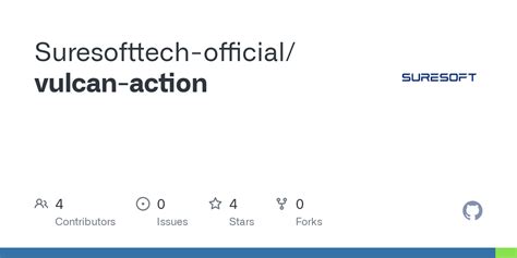 Github Suresofttech Officialvulcan Action