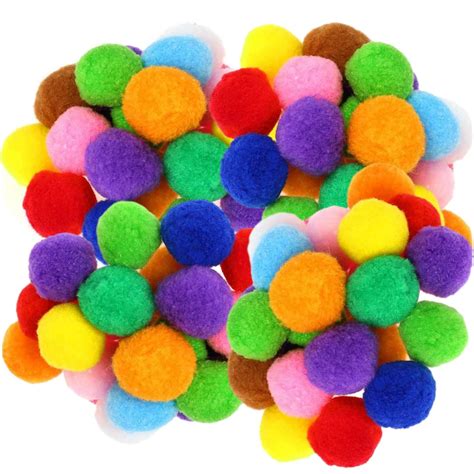 150pcs 2cm Color Pompoms For Crafting Pom Pom Maker Mini Pom Poms Small