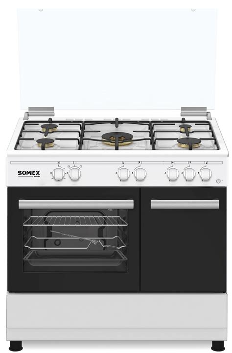 طباخ سومكس مع فرن 5 رؤوس Somex Smart