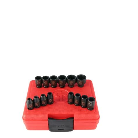 Impact Cp Impact Standard Socket Set 14pc Ss2114 Gibb Tools And Supplies