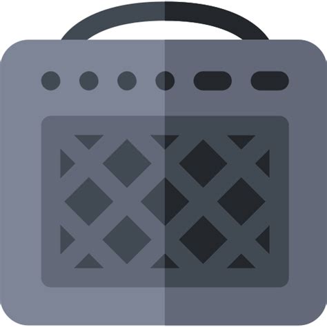 Amplifier Basic Rounded Flat Icon