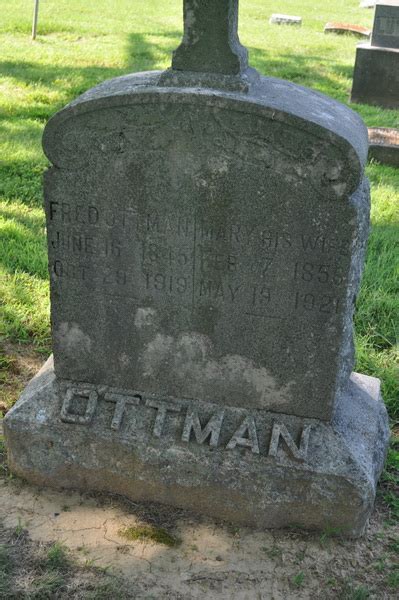 Mary Ottman 1856 1921 Mémorial Find A Grave