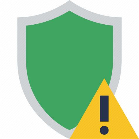 Protection Safety Secure Security Shield Warning Icon Download