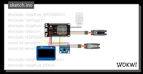 esp32 mpu6050 demo wokwi esp32 stm32 arduino simulator