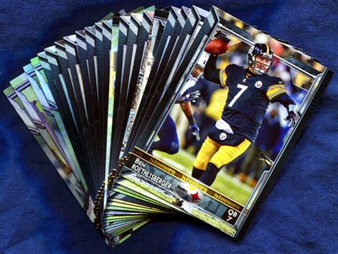 2015 Topps Pittsburgh Steelers Nfl Football Card Team Set