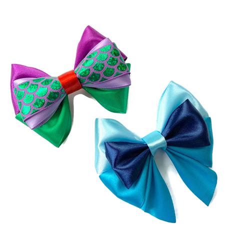 Ariel Hair Bow Etsy