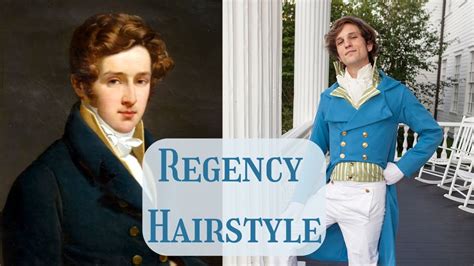 How To Do A Regency Hairstyle A La Brutus Or Titus Hairstyle Youtube