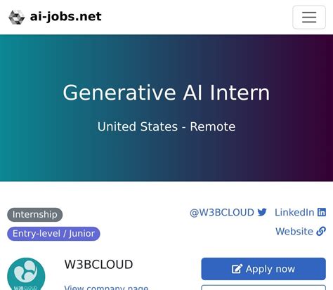 Hiring Internship Generative Ai Intern Remote Raimljobs
