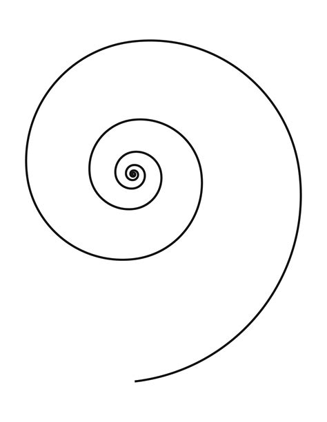 Printable Spiral Template