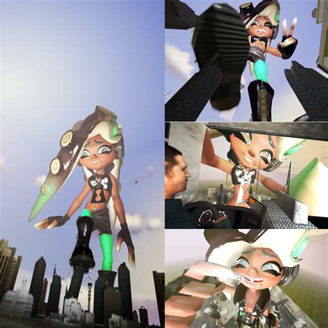 Giantess Marinas Splatfest Crush Or Vore Comm By Dochamps On Deviantart