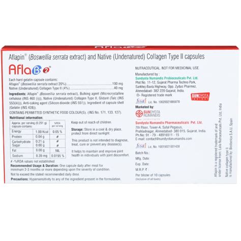 Afla B 2 Capsule 10 Cap— Wholesale Bulk Retailershakti