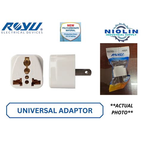 Royu Universal Socket Adapter 250v 10a Shopee Philippines