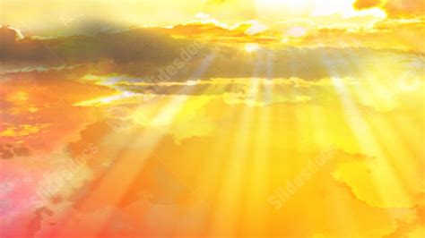 Beautiful Pink Nature Illumination Sunset Afterglow Powerpoint Background For Free Download