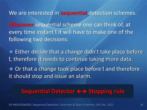 ppt sequential detection overview and open problems powerpoint
