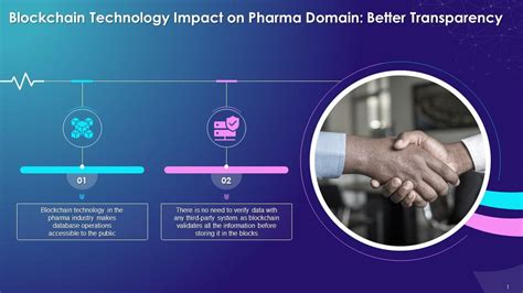 Blockchain Impact On Pharma Domain With Better Transparency Training