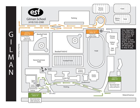 Esf Camps Gilman School Campus Map By Esf Issuu