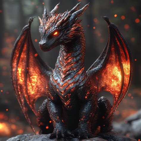 Dark Fire Dragon Art For Inspiration Красный дракон Мифология