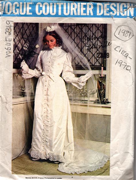 Vogue Vintage Wedding Dress Patterns