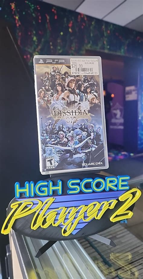 Dissidia 012 Duodecim Final Fantasy High Score Player 2