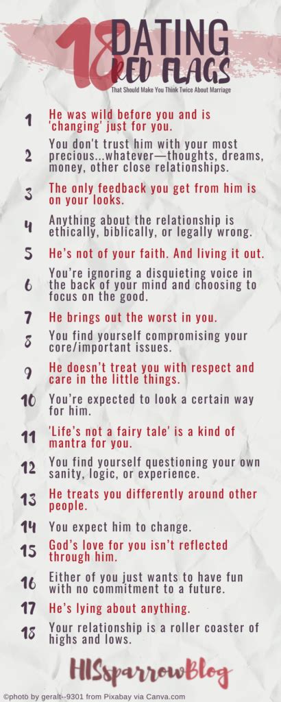 18 Dating Red Flags That Should Make You Think Twice About Marriage