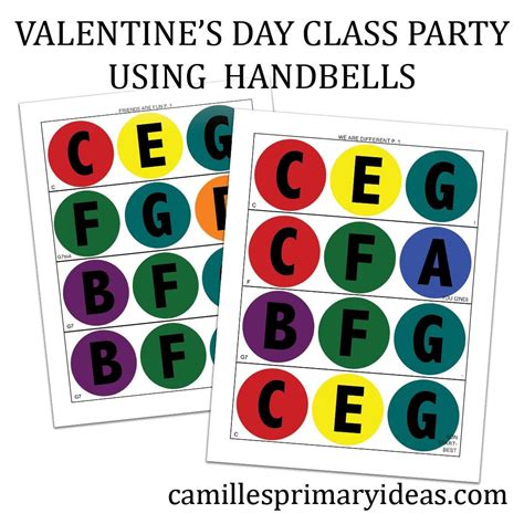 Valentines Day Class Party Using Bells Camilles Primary Ideas