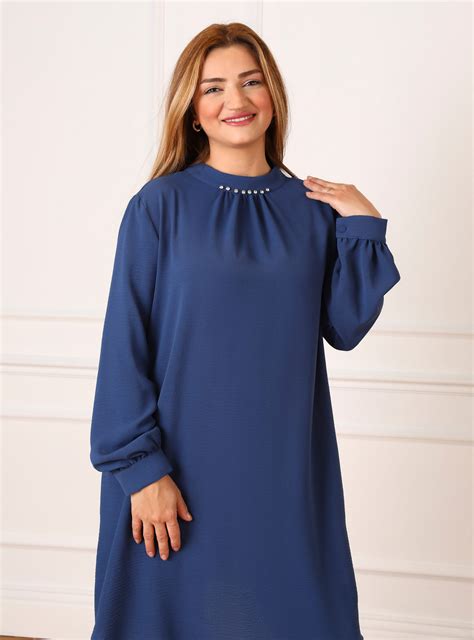 Blue Plus Size Tunic