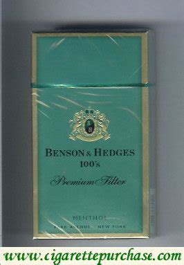 Benson And Hedges Premium Filter Cigarettes