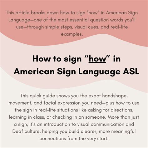 Understanding The Basics Of Sign Language How To Sign Buy In Sign