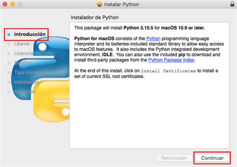 Instalación De Python En Macos Datacrítica