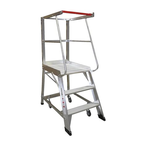 Picking Ladder 3 Step Platform Height 840mm Unirack