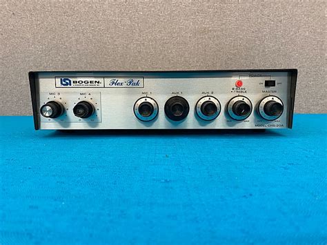 Vintage Bogen Chs 20a Flex Pak Amplifier Tested And Working Reverb