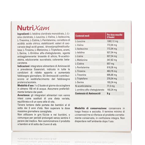 Nutrixam НутриКсам Named 28 саше купить в интернет магазине Glossary
