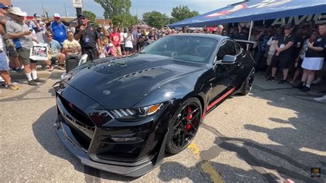 Shelby Code Red Mustang Revealed At Woodward Dream Cruise The Mustang Source